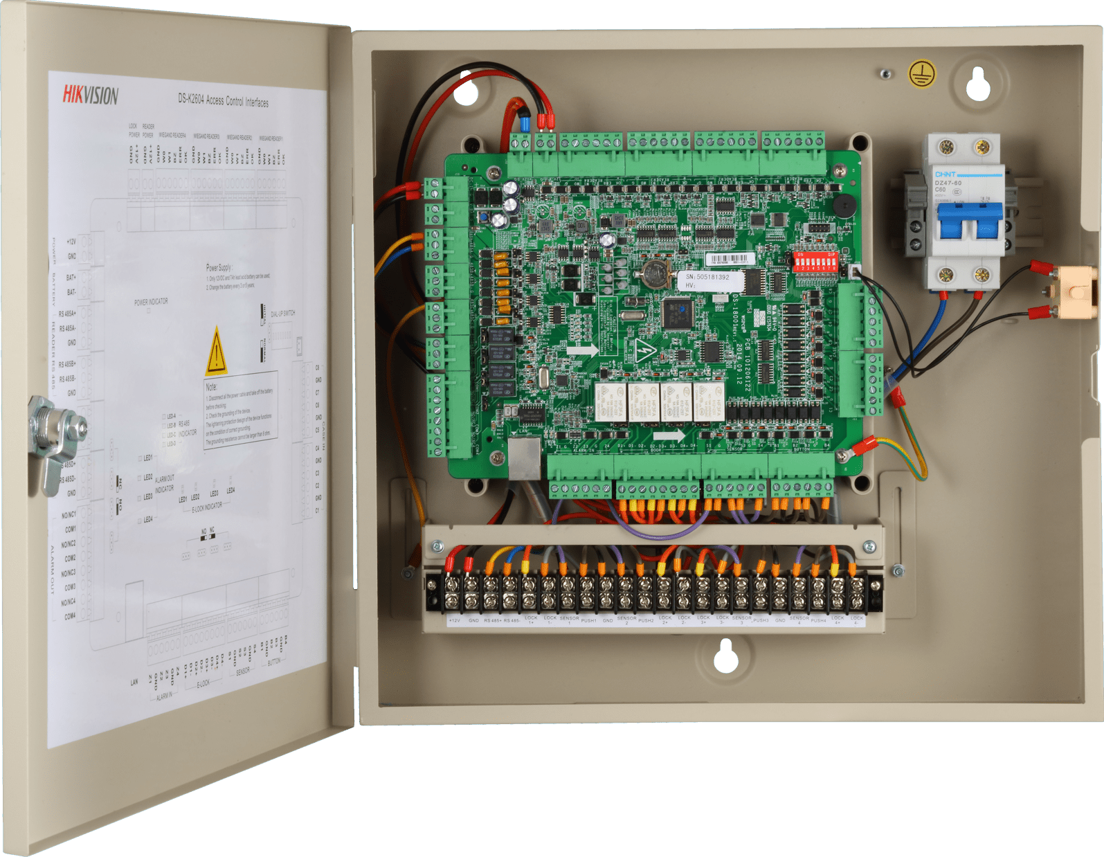 DS-K2602T Hikvision 2 door Access Controller