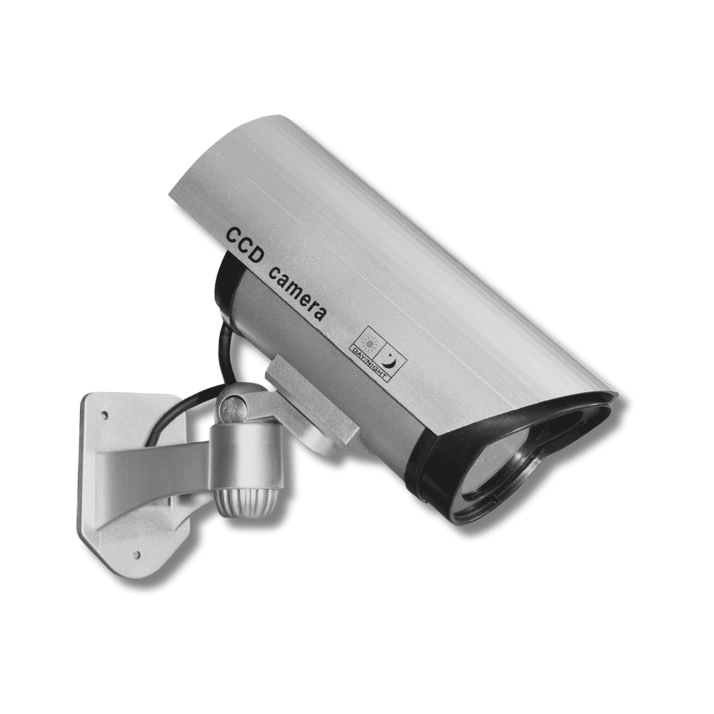 Dummy CCTV Surveillance Bullet Camera - Solar Powered