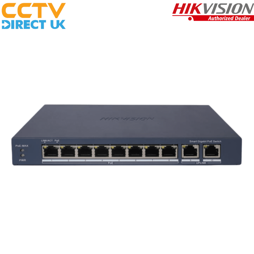 Hikvision DS-3E1510P-EI 8-Port Gigabit PoE Smart Managed Switch