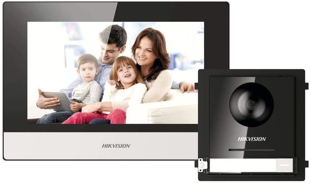 Hikvision DS-KIS602 B All in 1 IP PoE Video Intercom Bundle