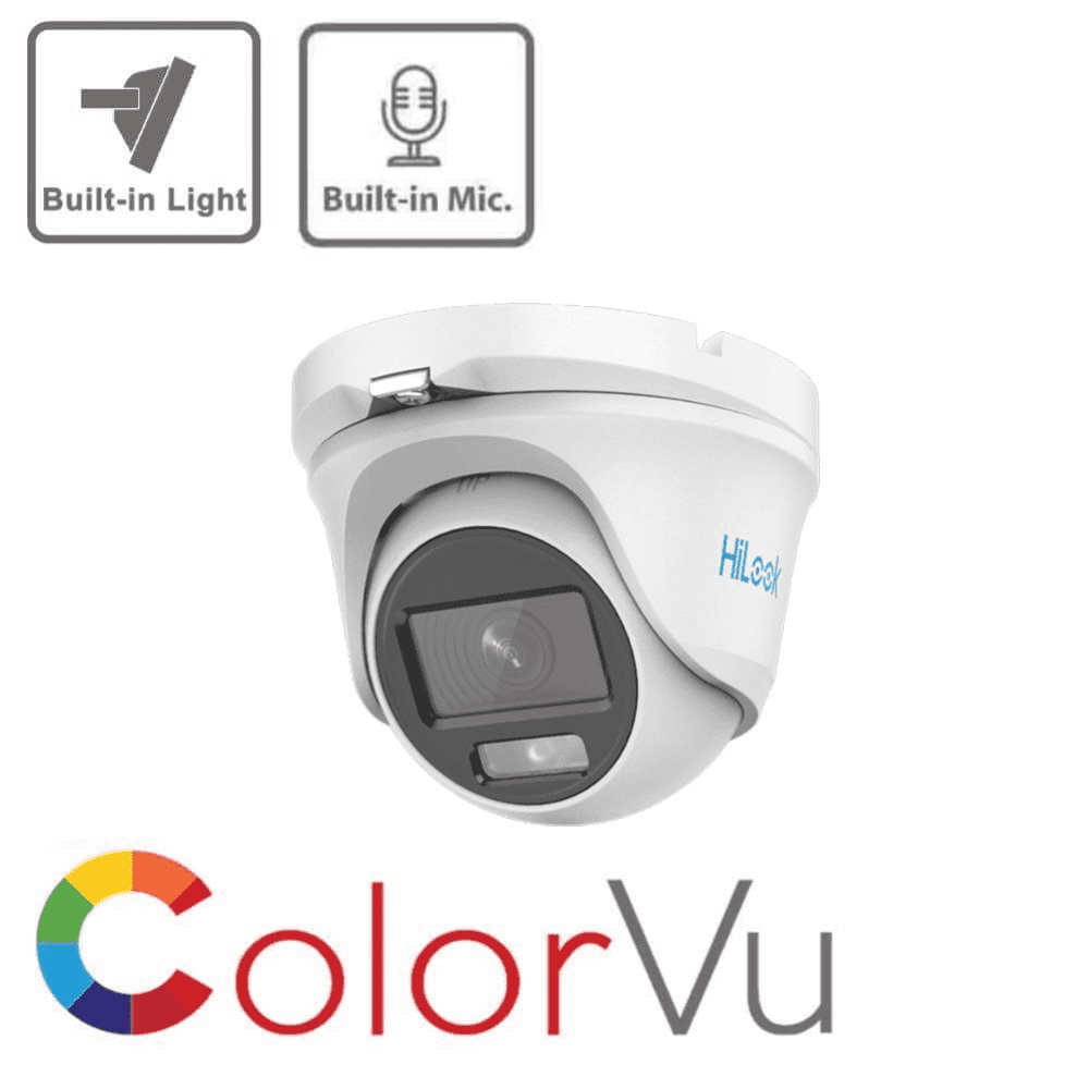 HiLook by Hikvision THC-T129-MS 2 8mm HiLook STD 2MP ColorVu 4in1 20m ...