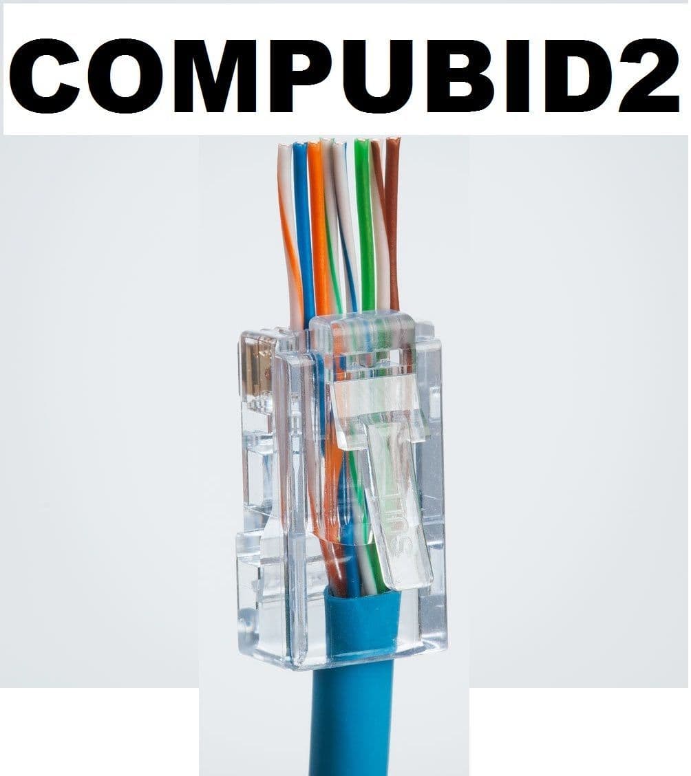 RJ45 Crimptool - Crimping Tool With 100 CAT5e Crimp Plugs