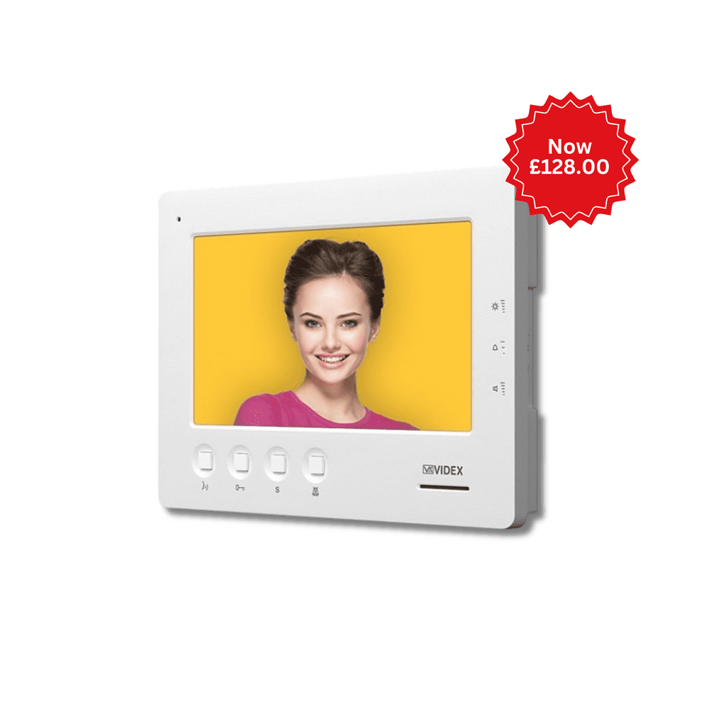 Videx 6778 VX2200 Colour Handsfree 7" Video Monitor No Back Plate ...