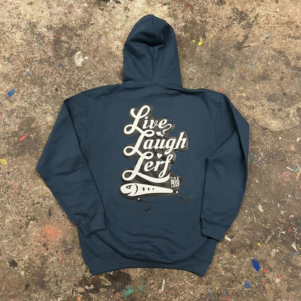 The " Live Laugh Lerf" Hoodie - Navy