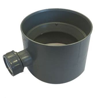 Condensation Trap 4 inch 100mm flexible aluminium ducting inline