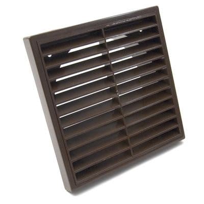 Fixed Five Inch 125mm Brown Ventilation Extract Grille