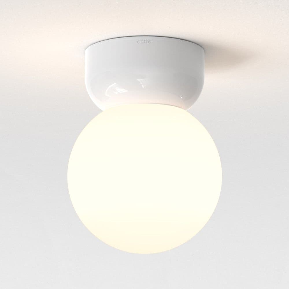 Astro 1472004 Lyra Ceiling 180 Gloss Glaze White | Extractor Fan World
