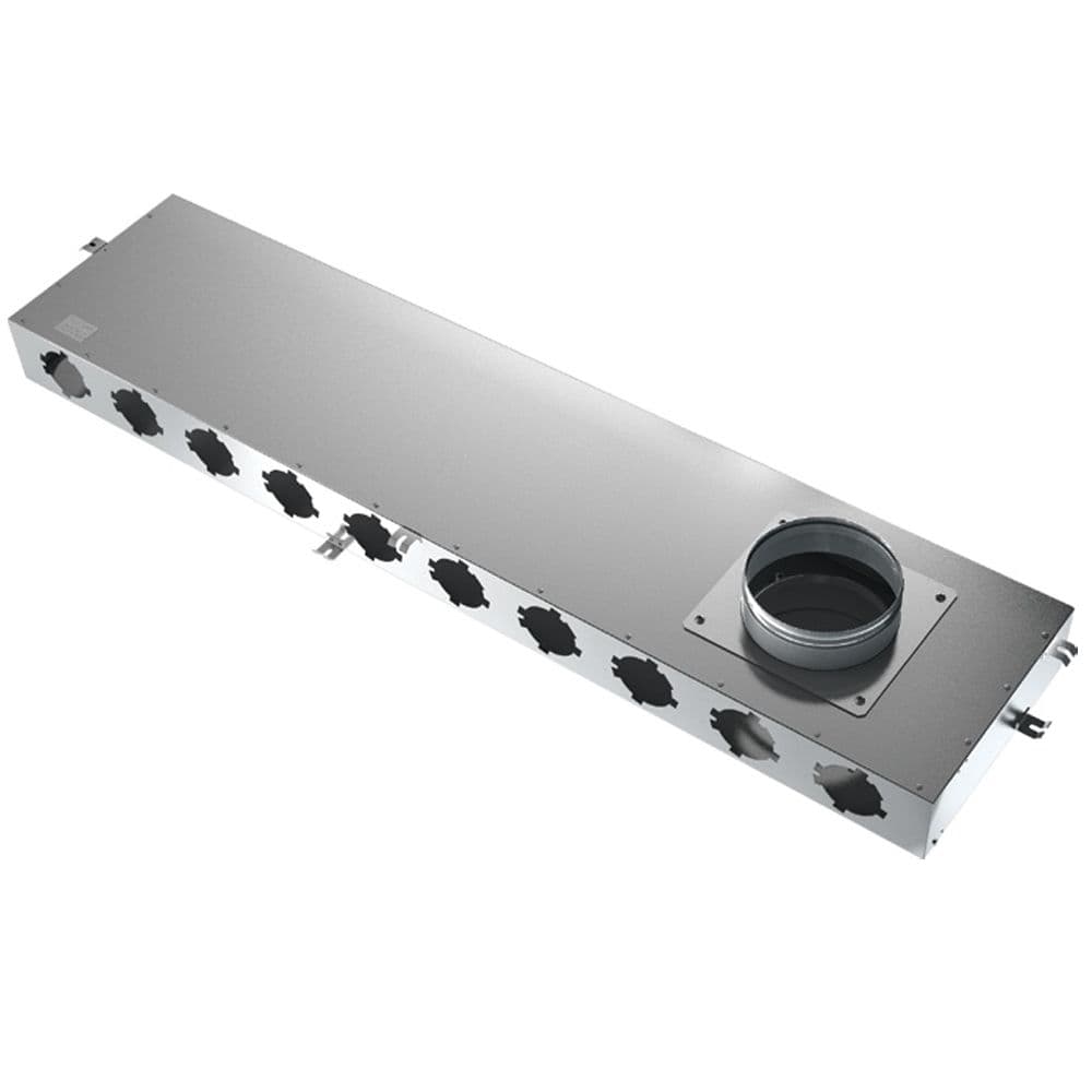 BlauFast 75mm Metal Radial Duct Manifold Box - 160mm Connection - 12 ...