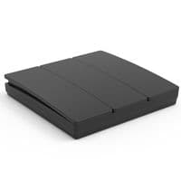Culina Konect 3 Channel Wireless Kinetic Switch Matt Black 40036