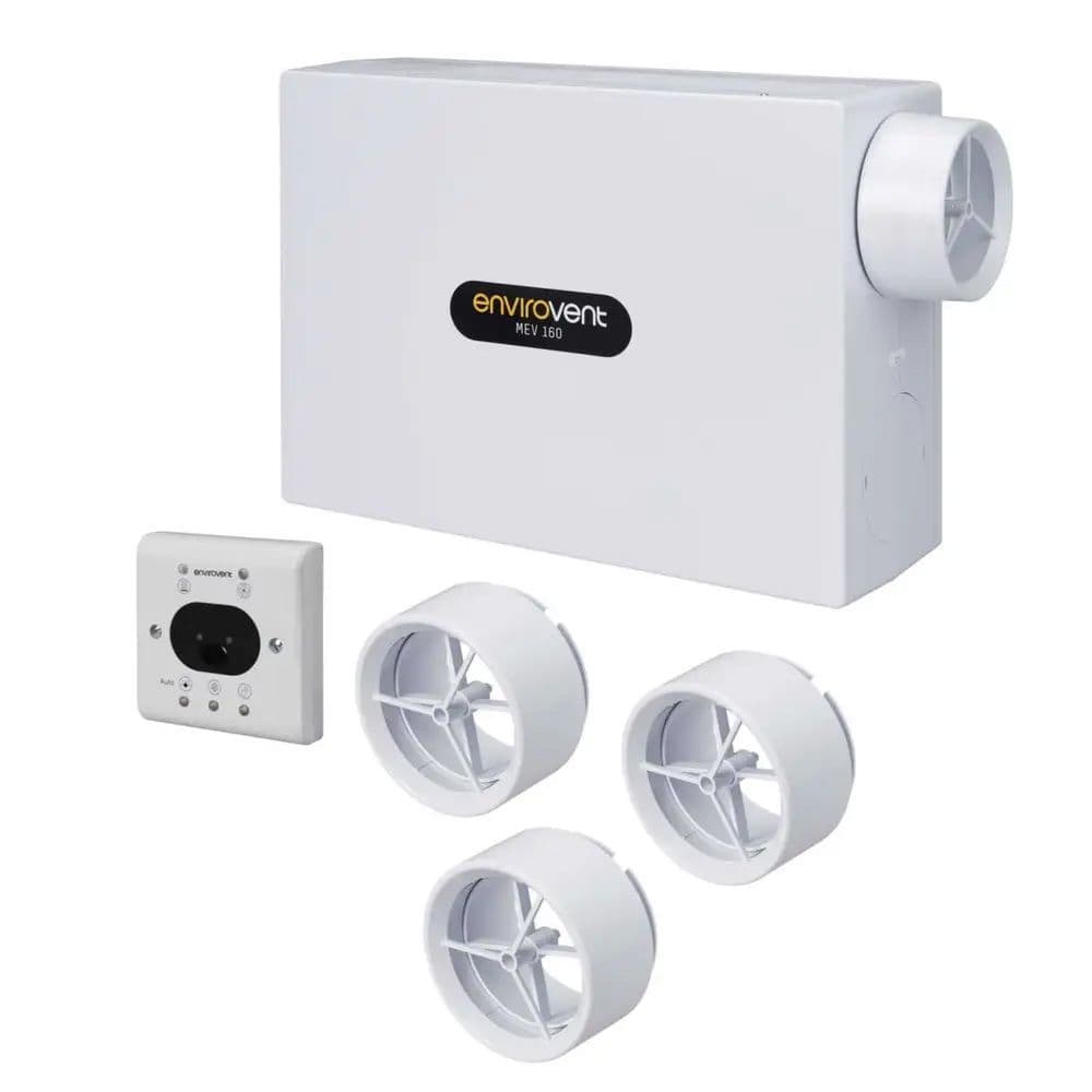 Envirovent MEV160 Mechanical Extract Ventilation Unit with Humidistat ...