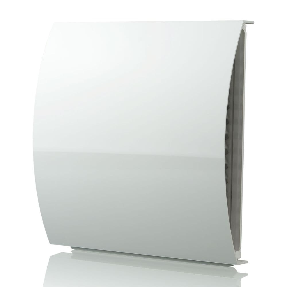 External Wind Baffle Vent 125mm White | Extractor Fan World