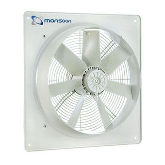 National Ventilation EQ-50-4F Monsoon Compact Plate Extractor Fan 500mm ...