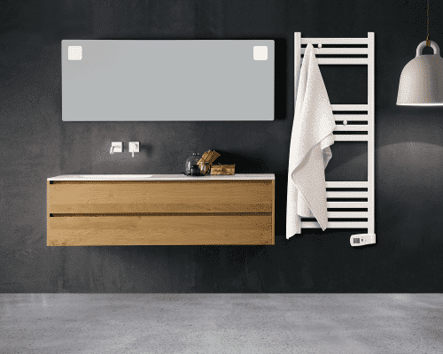 Rointe KTI050SEB3 Kryos digital electric towel rail - 1300mm ...