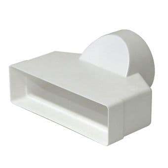 Round Duct Air Brick Adapter 100mm - Four Inch