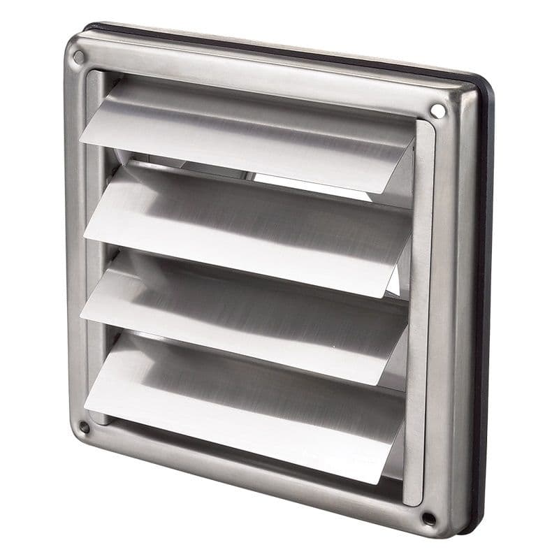 Stainless Steel Gravity Shutter - 150mm | Extractor Fan World