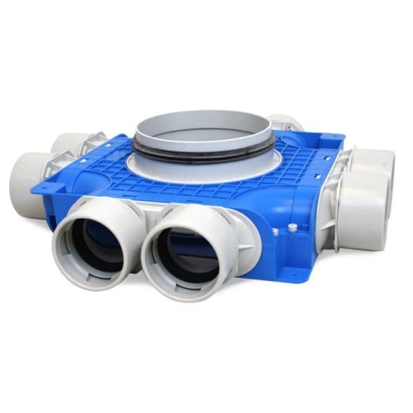UNDB75/8 Monsoon Radial Ducting Ventilation 8 Way Distribution Box