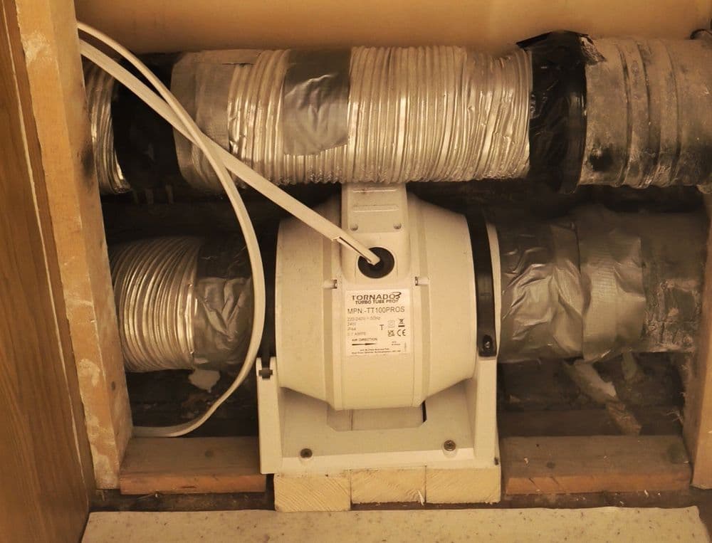 Tornado Turbo Tube Professional Inch Inline Extractor Fan TT100 PRO
