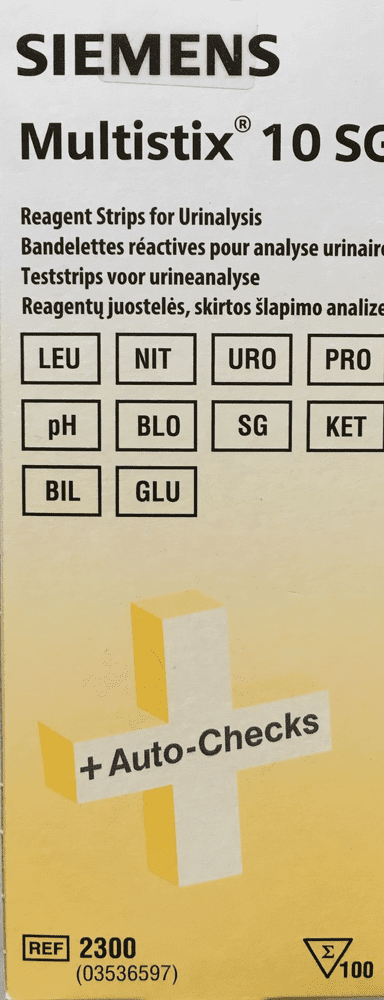 Multistix 100 test strips