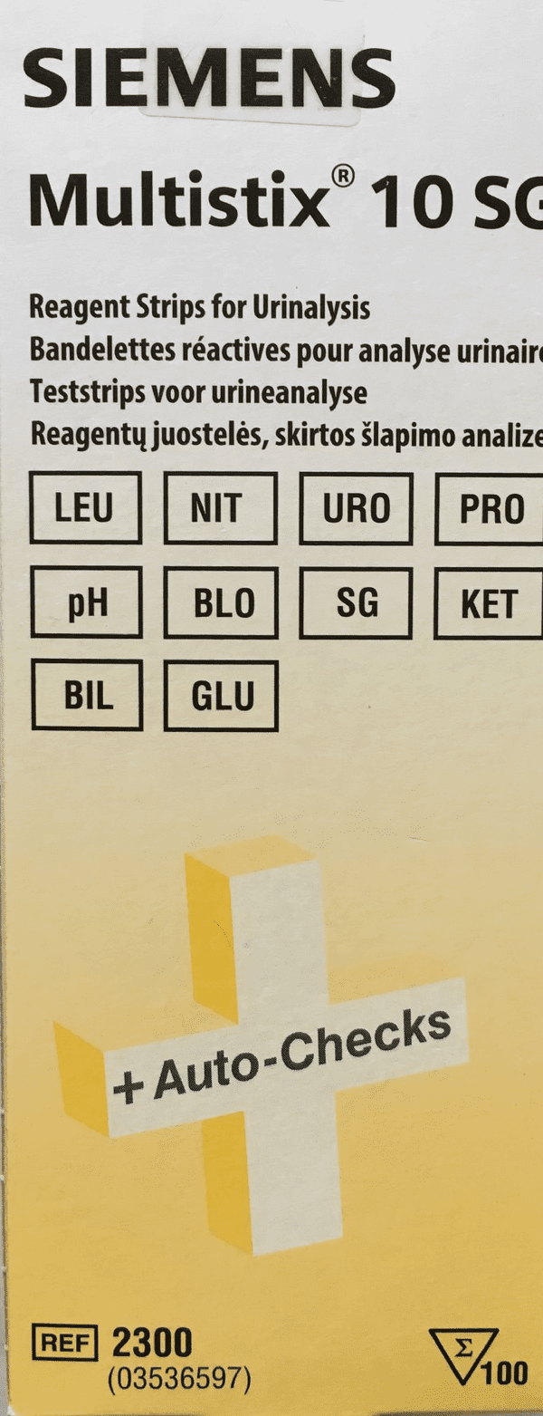 Multistix 100 test strips