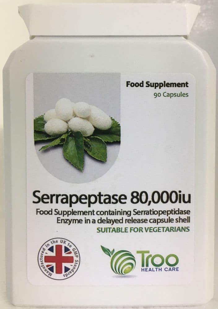 Serrapeptase 80 000 iu 90 capsules