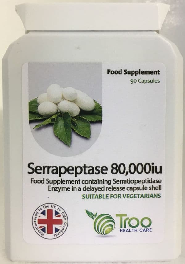 Serrapeptase 80 000 iu 90 capsules