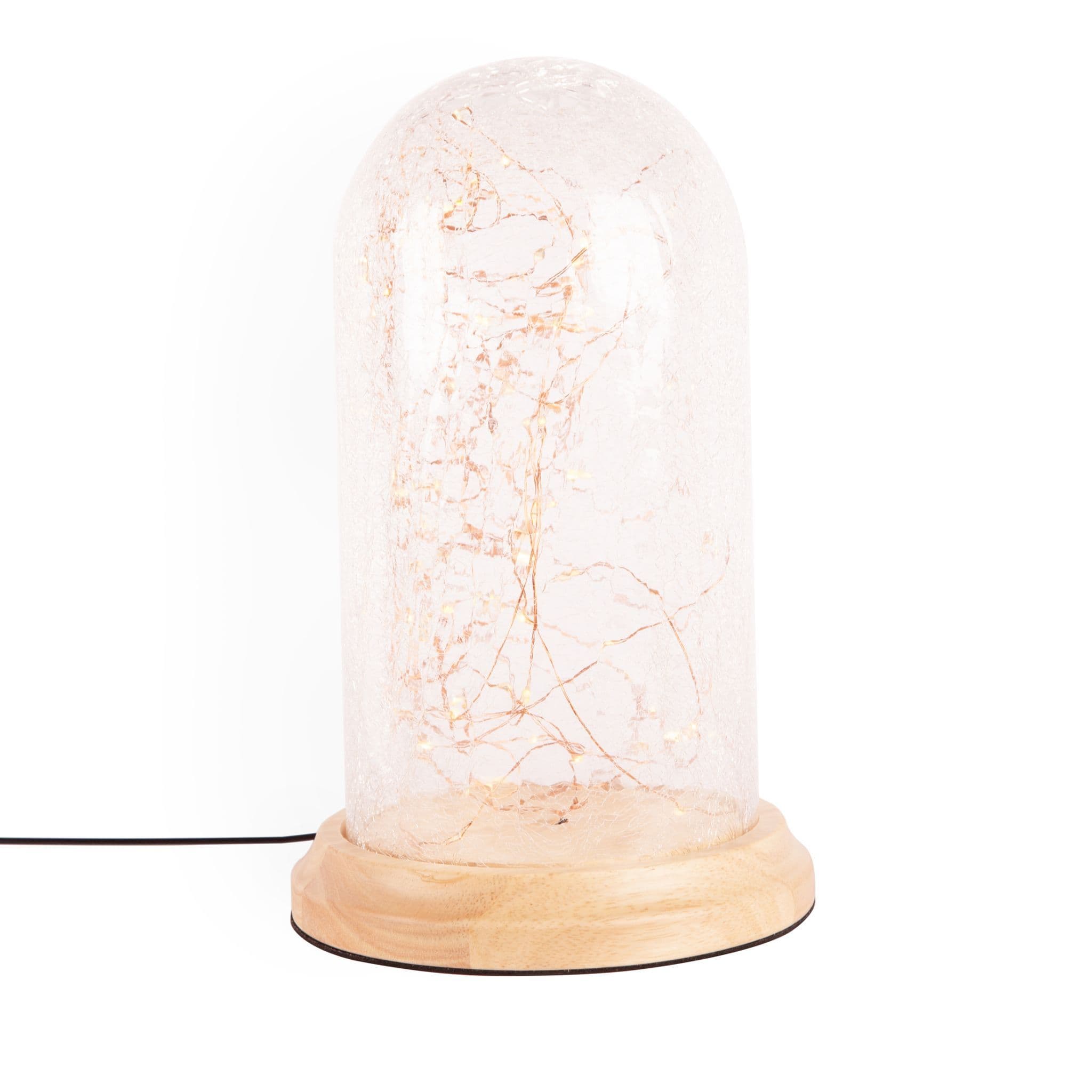 Glass Dome Bedside Table Lamps Type A