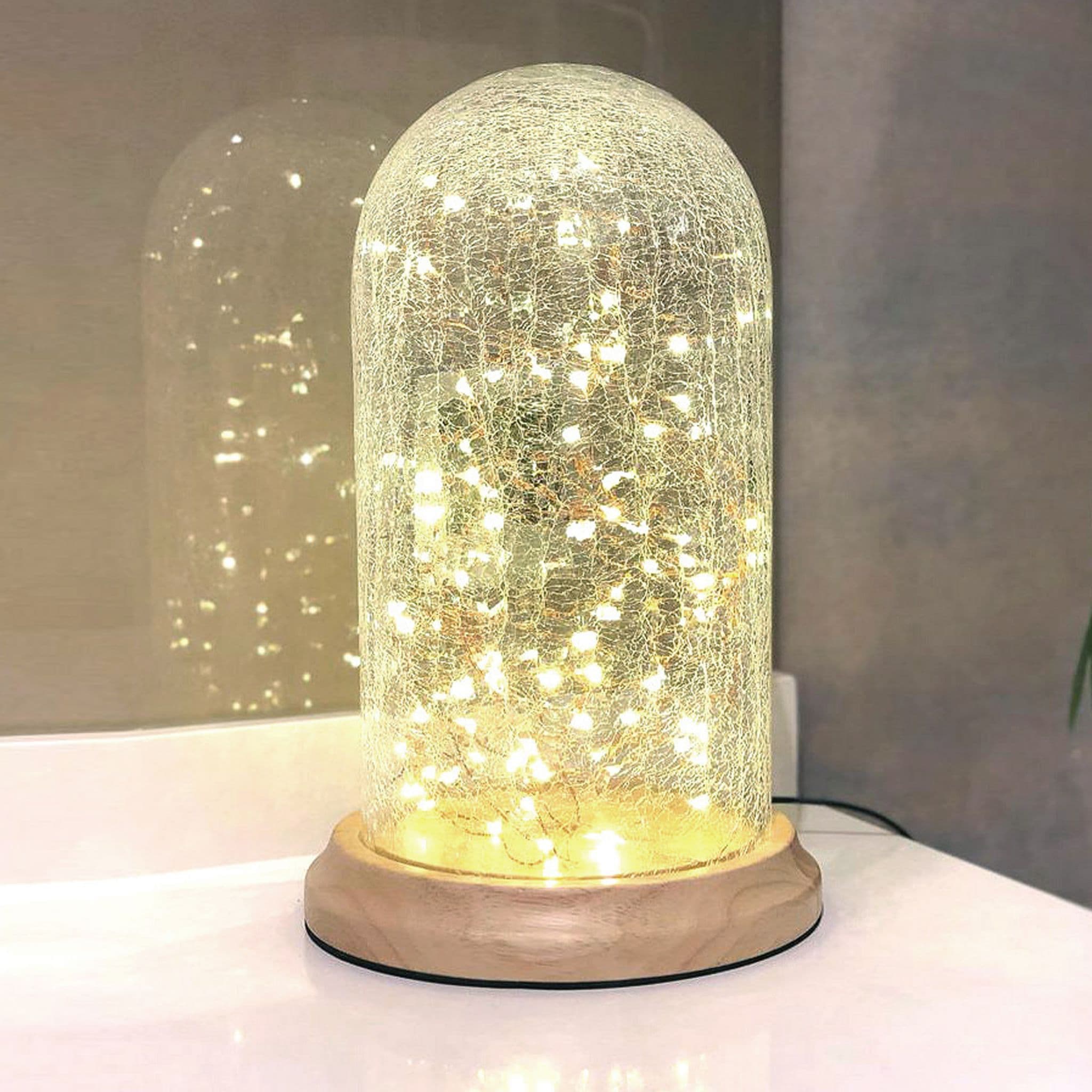 Glass Dome Bedside Table Lamps Type A