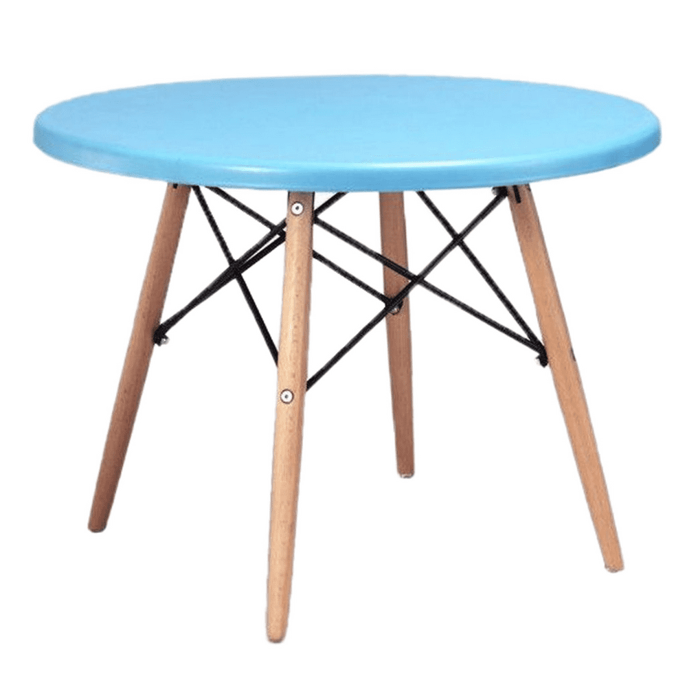 Kids Eiffel Style Round Table Blue 60cm