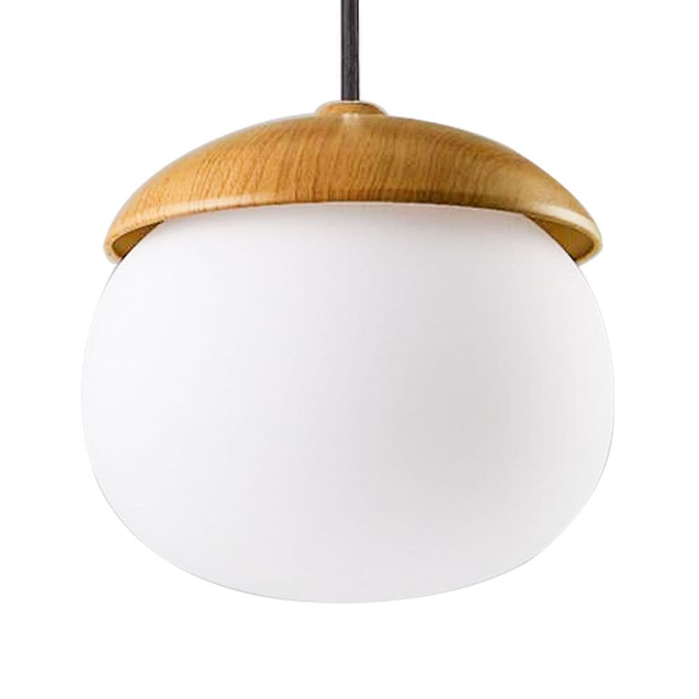 Marten Wooden Acorn Ceiling Lights Type C