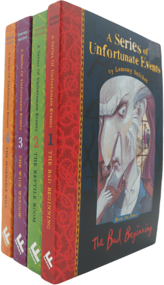 Lemony Snicket - A Series of Unfortunate Events Collection Books 1 to 4