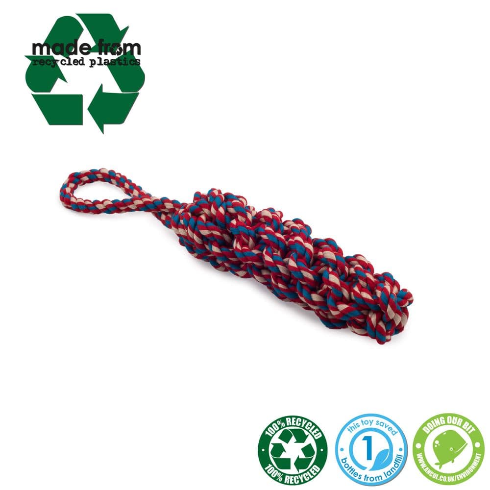 Ancol Made From Rope Log Small Dog Toy