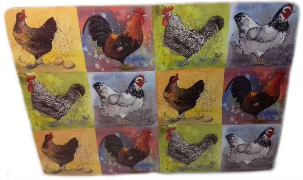 Chicken Collection Cork Backed Placemat