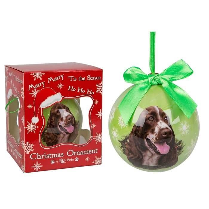 Christmas Bauble Springer Spaniel