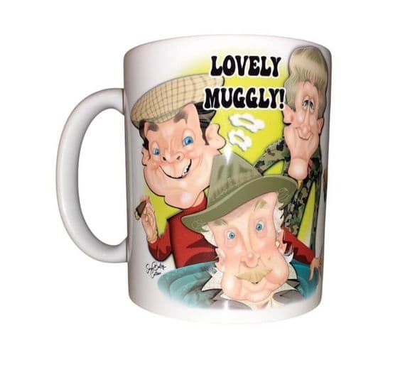 Lovely Muggly Only Fools & Horses Mug by artist Sarah Bailey Cartoons