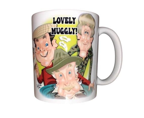 Lovely Muggly Only Fools & Horses Mug by artist Sarah Bailey Cartoons