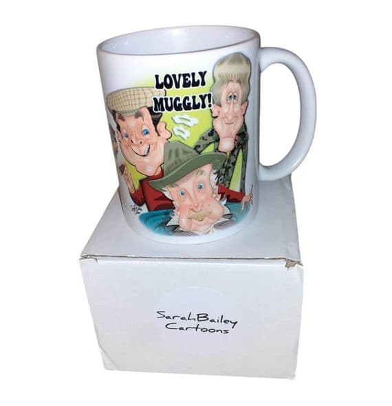 Lovely Muggly Only Fools & Horses Mug by artist Sarah Bailey Cartoons