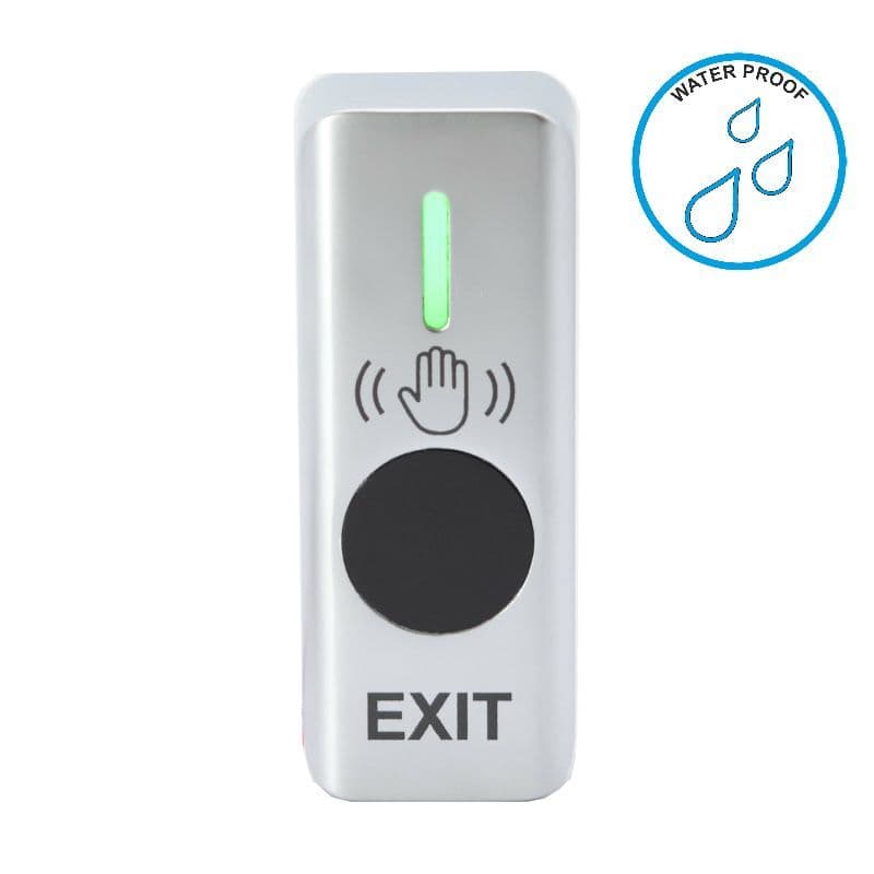SRS Surface Narrow Waterproof Touch Free Exit Button