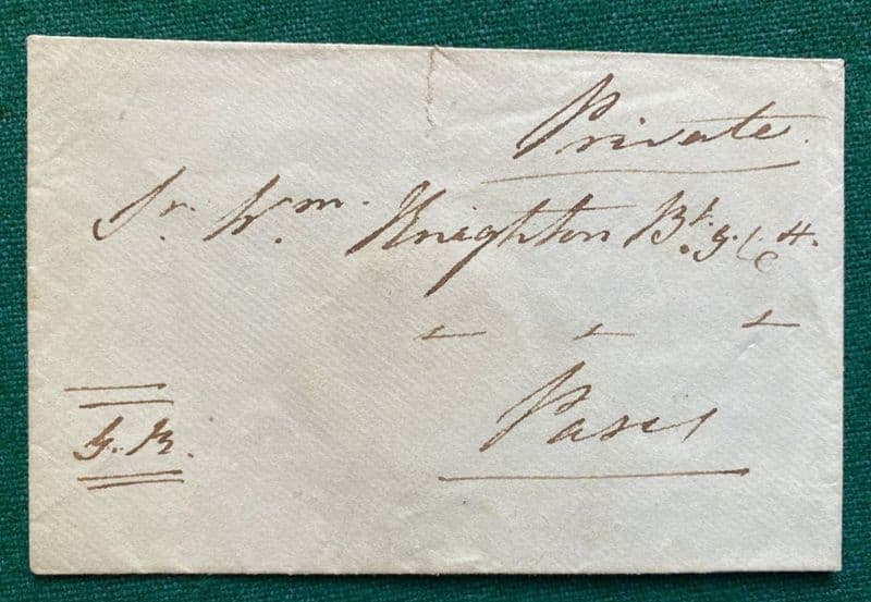 Antique British Royal Autograph King George III Signed Envelope Wax ...
