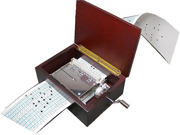 20 Note Paper Strip Musical Box 16113