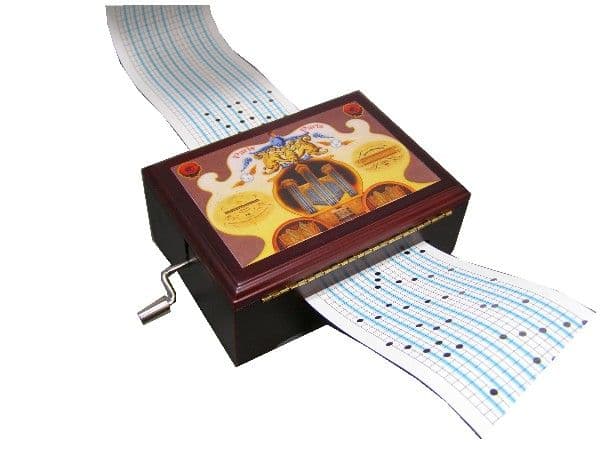 20 Note Paper Strip Musical Box 16113
