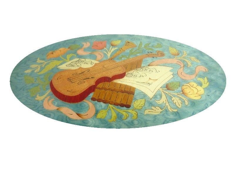 Giglio Asla Celeste Instrument Inlay Ballerina Box 50/Inst