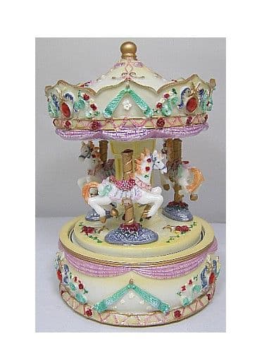 Musical Box Carousels & Musical Miniature Merry Go Rounds From The ...