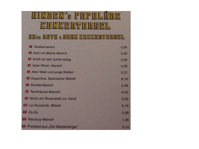 Music From A Model 36 Ruth Fairground Organ CD2108