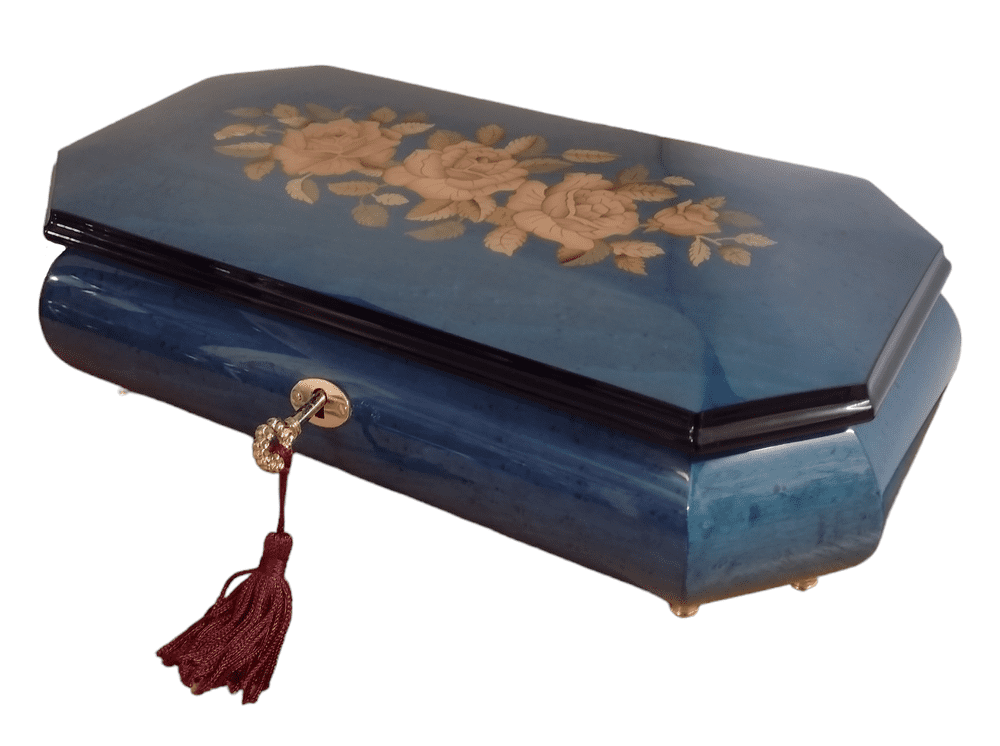 Walnut Scroll Musical Jewellery Box and Other Musical Jewellery Boxes ...