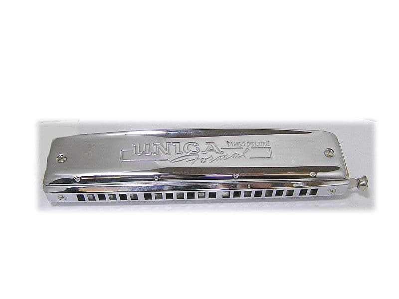 Unica Formal Chromatic Harmonica from the Tombo Deluxe Range 5199C