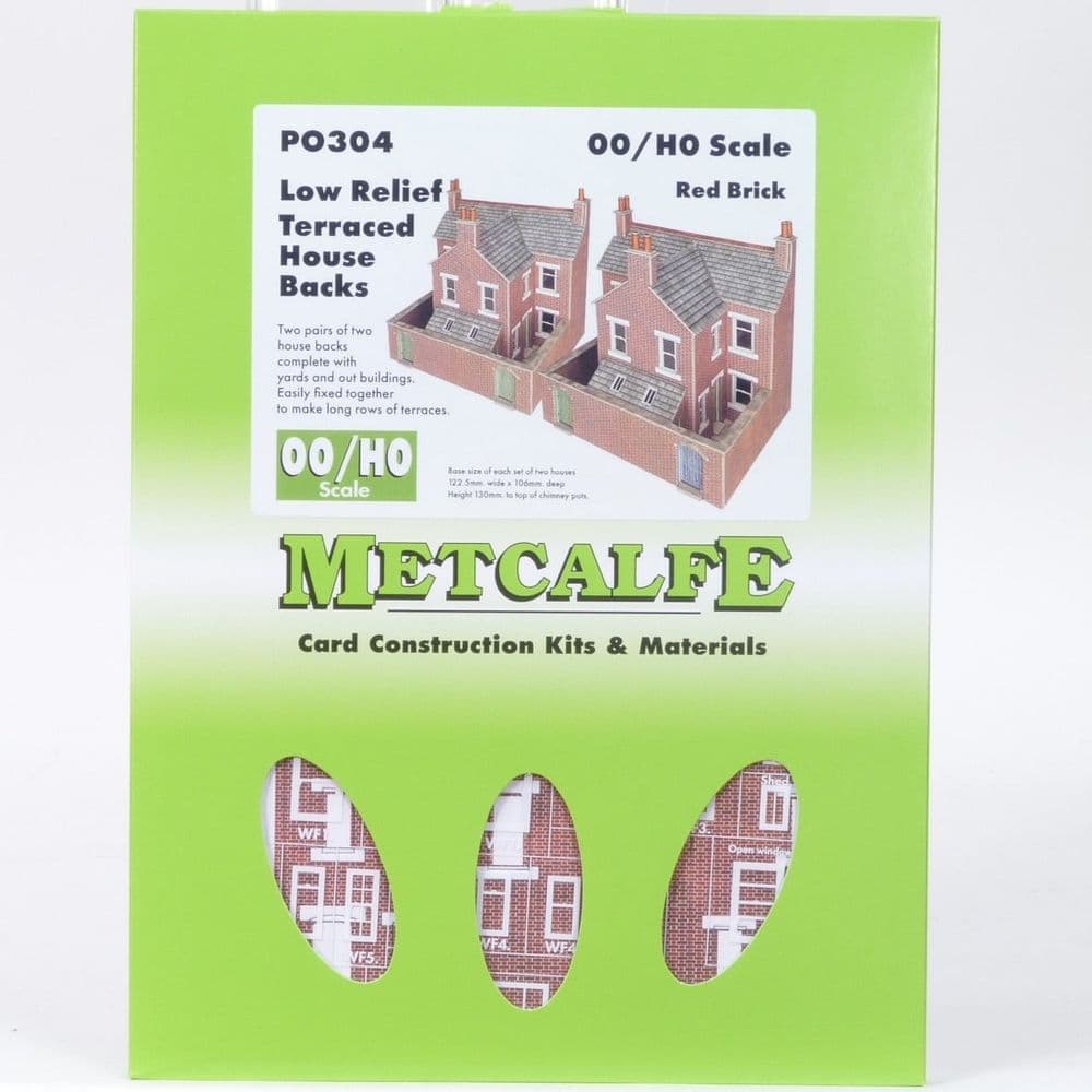 Metcalfe PO304 Low Relief Terraced House Backs