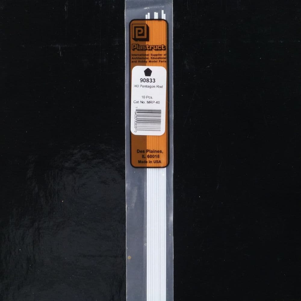 Plastruct 90833 MRP-40 1mm Pentagon Rod