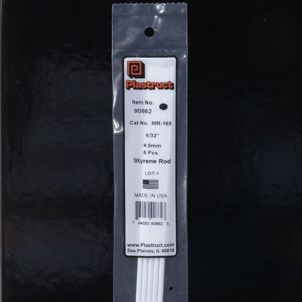 Plastruct 90862 MR-160 4mm Round Rod