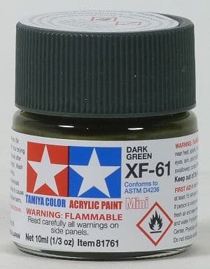 Tamiya 81761 XF-61 Matt Dark Green
