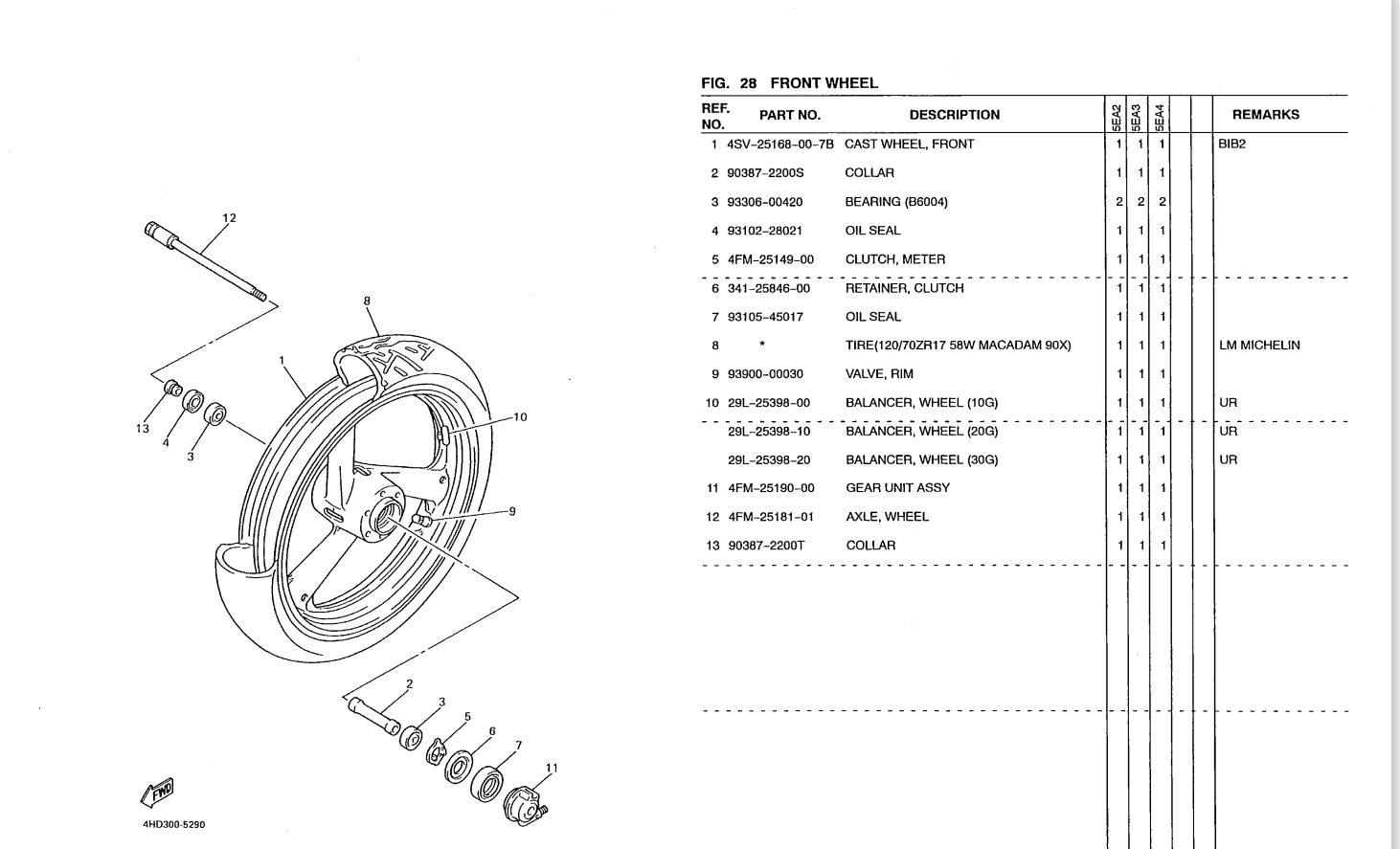 341-25846-00 Speedometer Drive Retaining Washer
